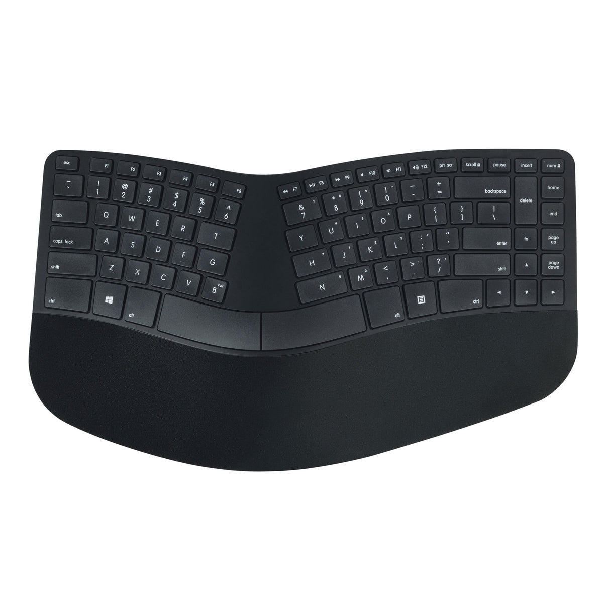 Sculpted Ergonomic Rechargeable Keyboard for PC – Matias