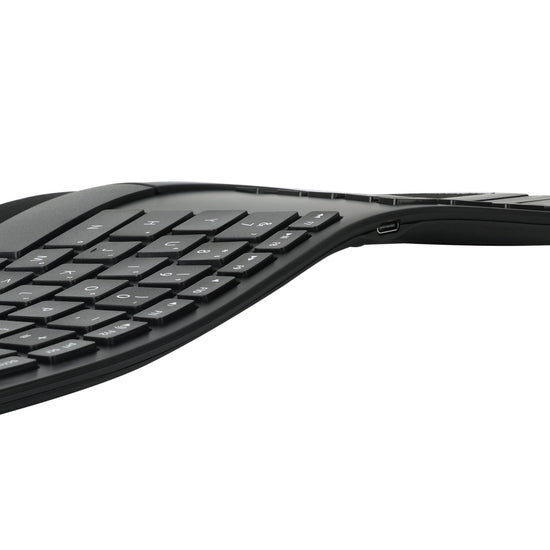 Sculpted Ergonomic Rechargeable Keyboard for PC – Matias