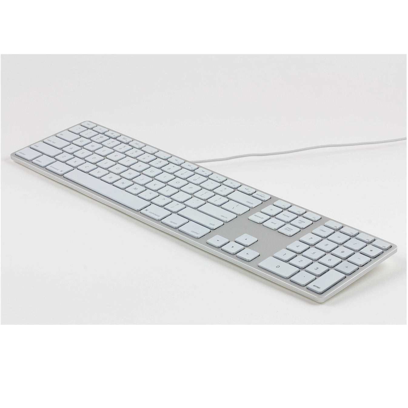 RGB Backlit Wired Aluminum Keyboard for Mac - Silver – Matias