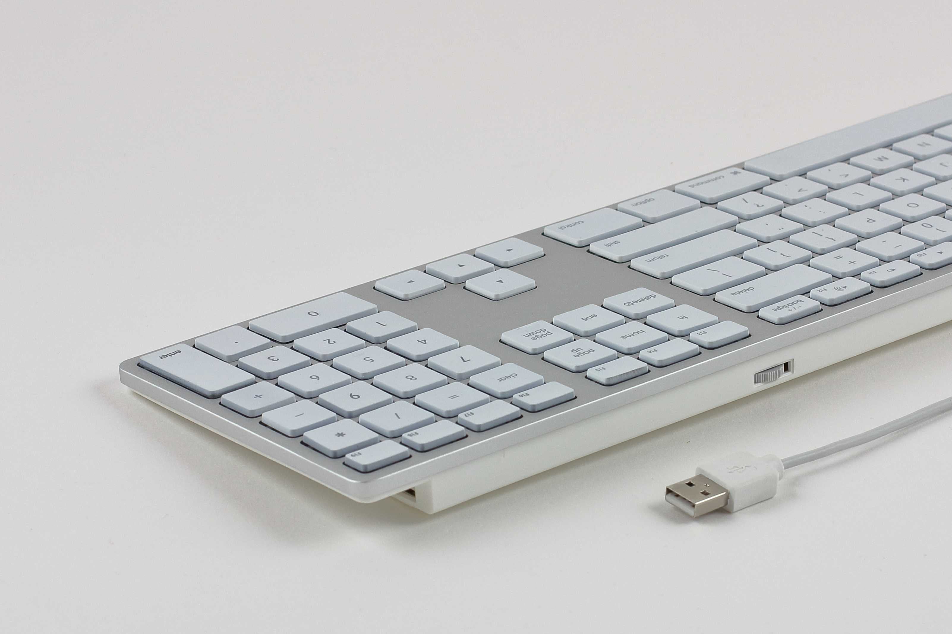 RGB Backlit Wired Aluminum Keyboard for Mac - Silver – Matias